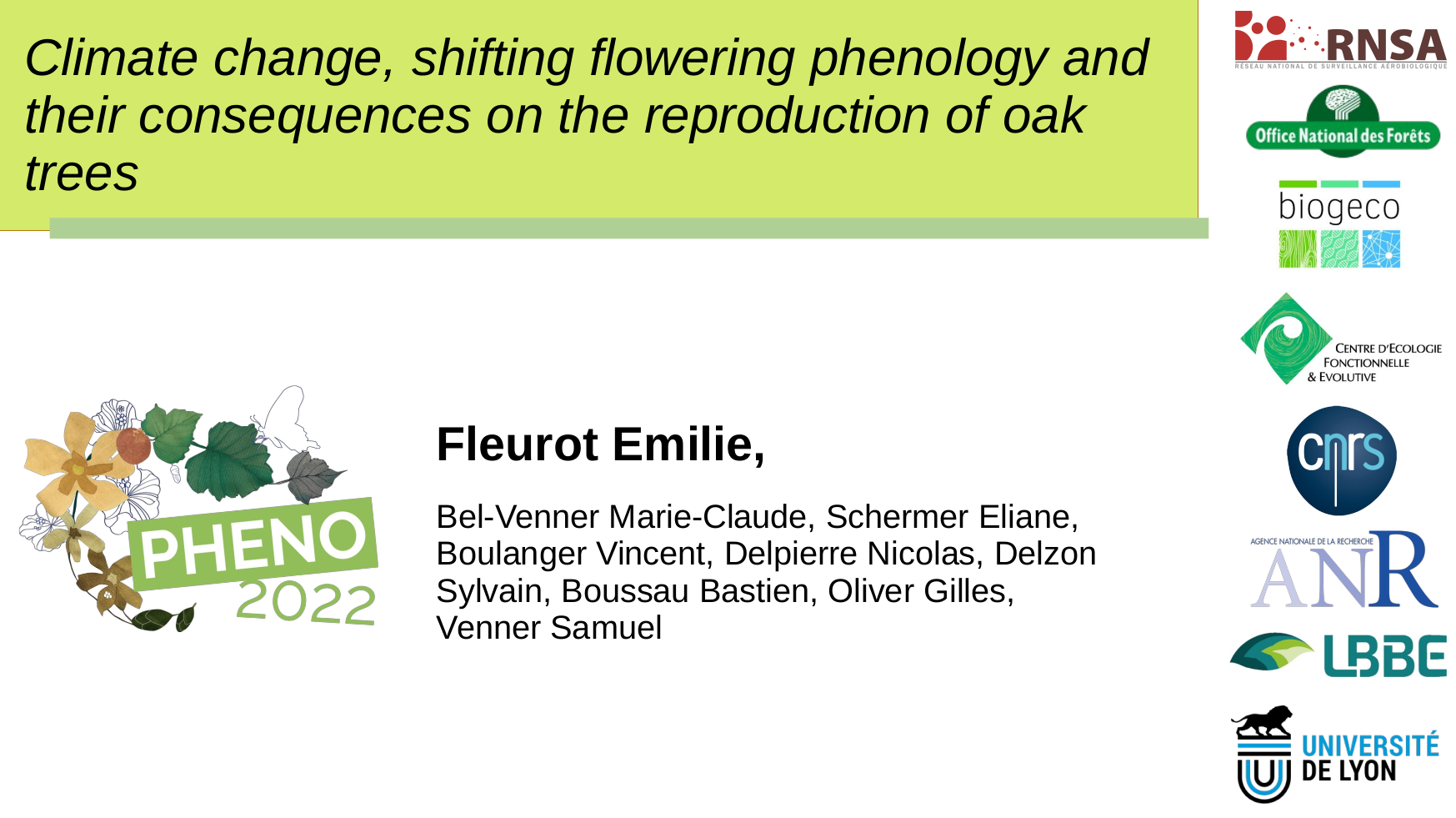 Climate change, shifting flowering phenology and their consequences on ...